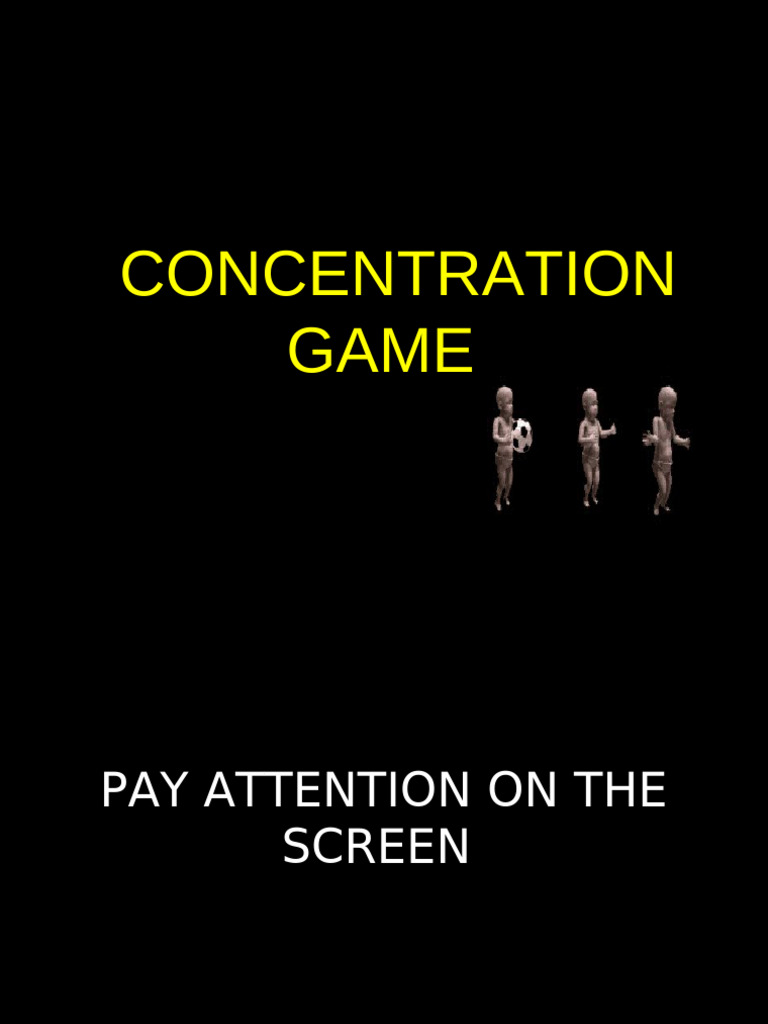Concentration Games | PDF