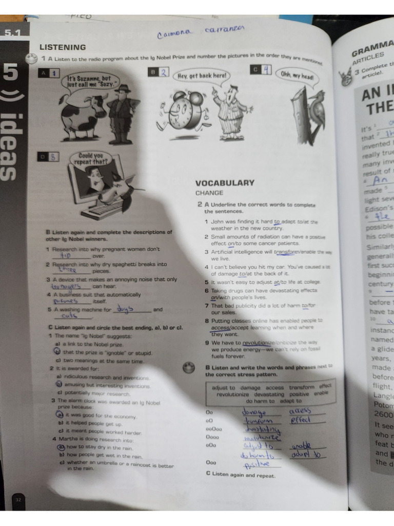 Worbook Unit 5 | PDF