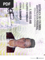 Cedula Alexander | PDF