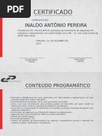Modelo Certificado NR-12 | PDF