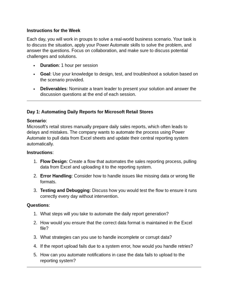 PL-500-Activity | PDF | Microsoft Excel | Automation