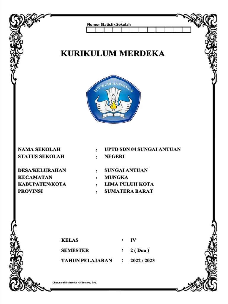 Pdf Daftar Nilai Kurikulum Merdeka Kelas 4 Semester 2 Compress Pdf