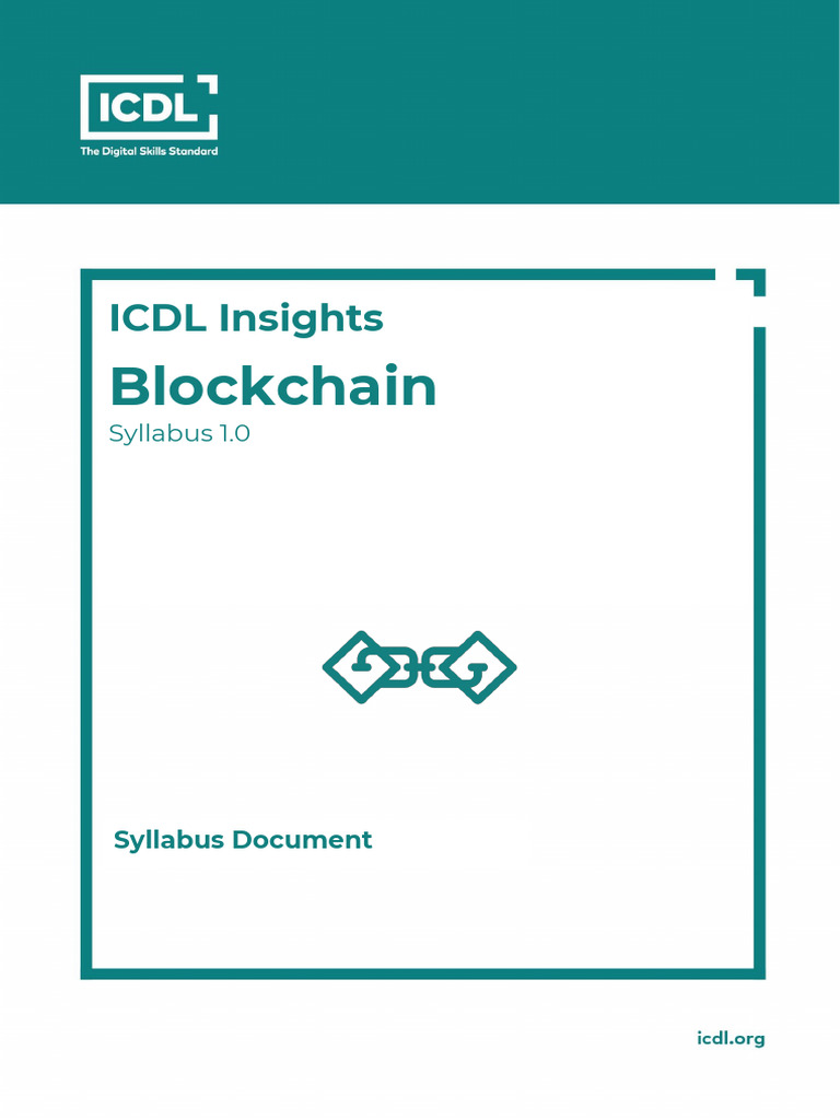 ICDL-Insights-Blockchain-Syllabus-1.0-1 | PDF | Cryptocurrency