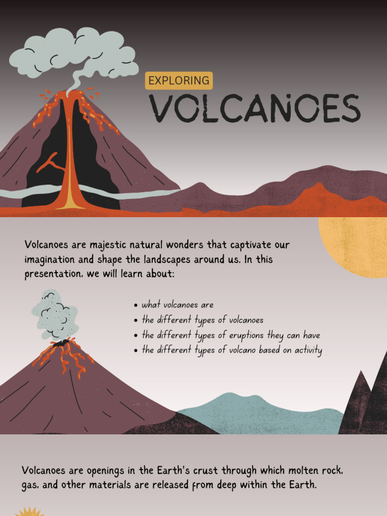 Exploring Volcanoes Earth Science Education Presentation Organic Semi ...