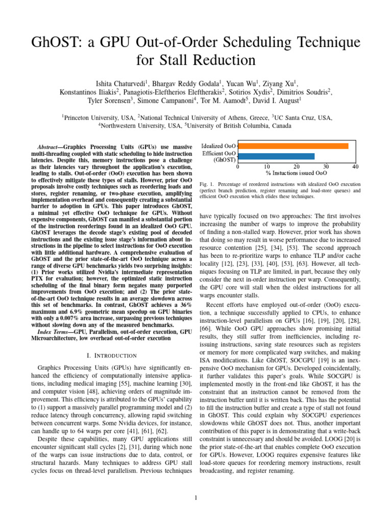 Isca24 Ghost (1) | PDF | Graphics Processing Unit | Cpu Cache