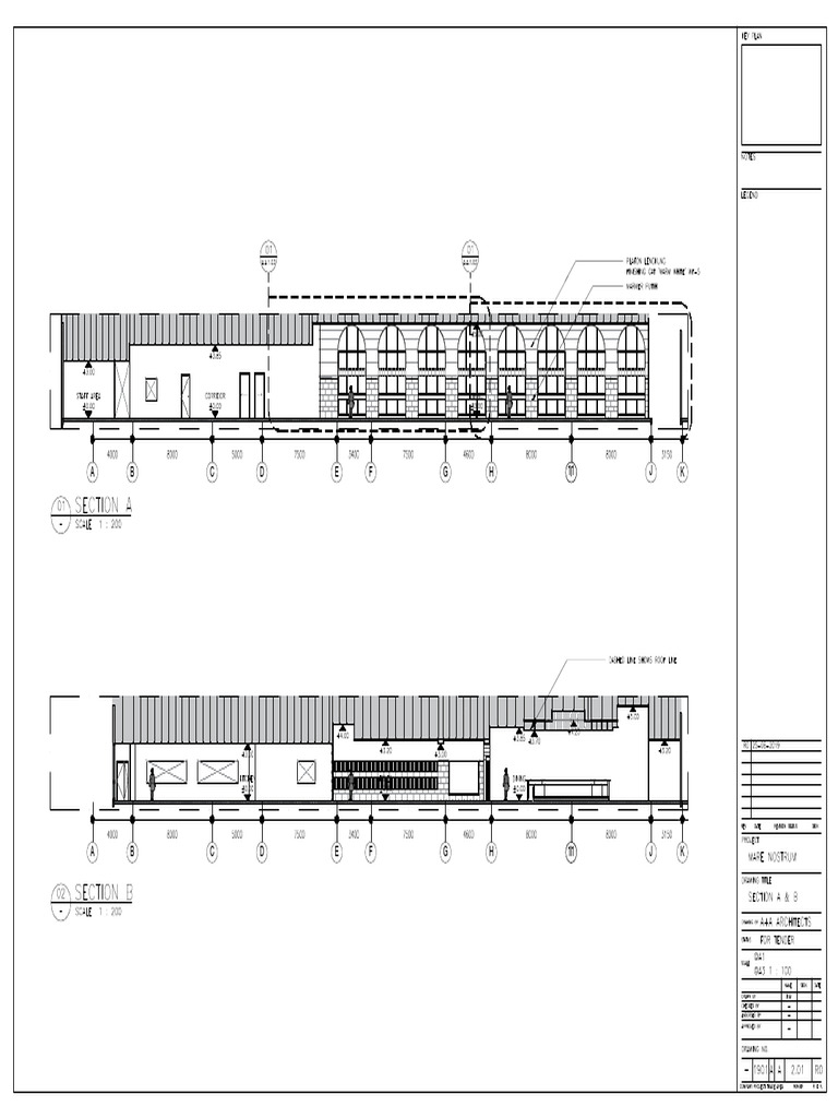 1901 A.a.2.01 Section & Elevation | PDF