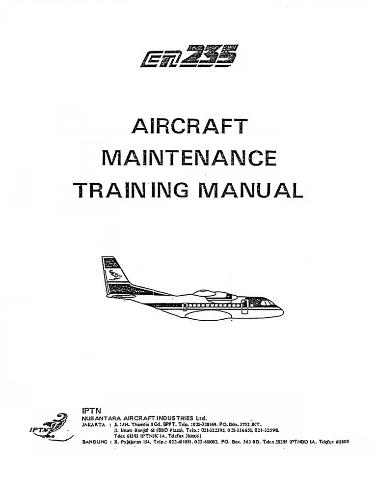 CN-235 Aircraft Maintenance Manual | PDF | Aircraft | Aviation