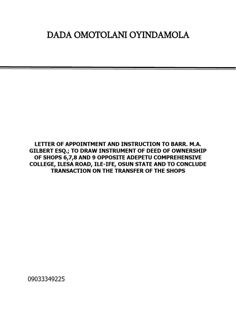 Dada Omotolani Oyindamola - 053217 | PDF