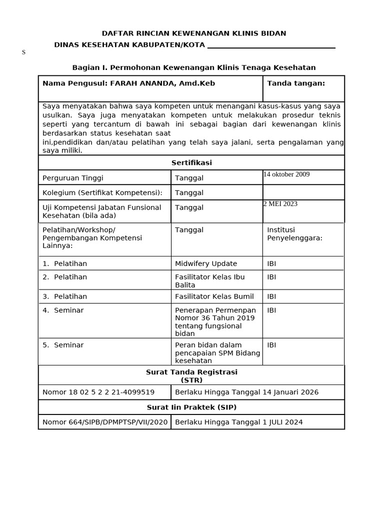 Indri Instrumen Kredensial | PDF