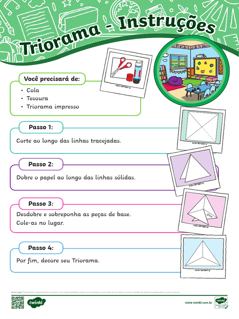 Instruções para Montar um Triorama | PDF