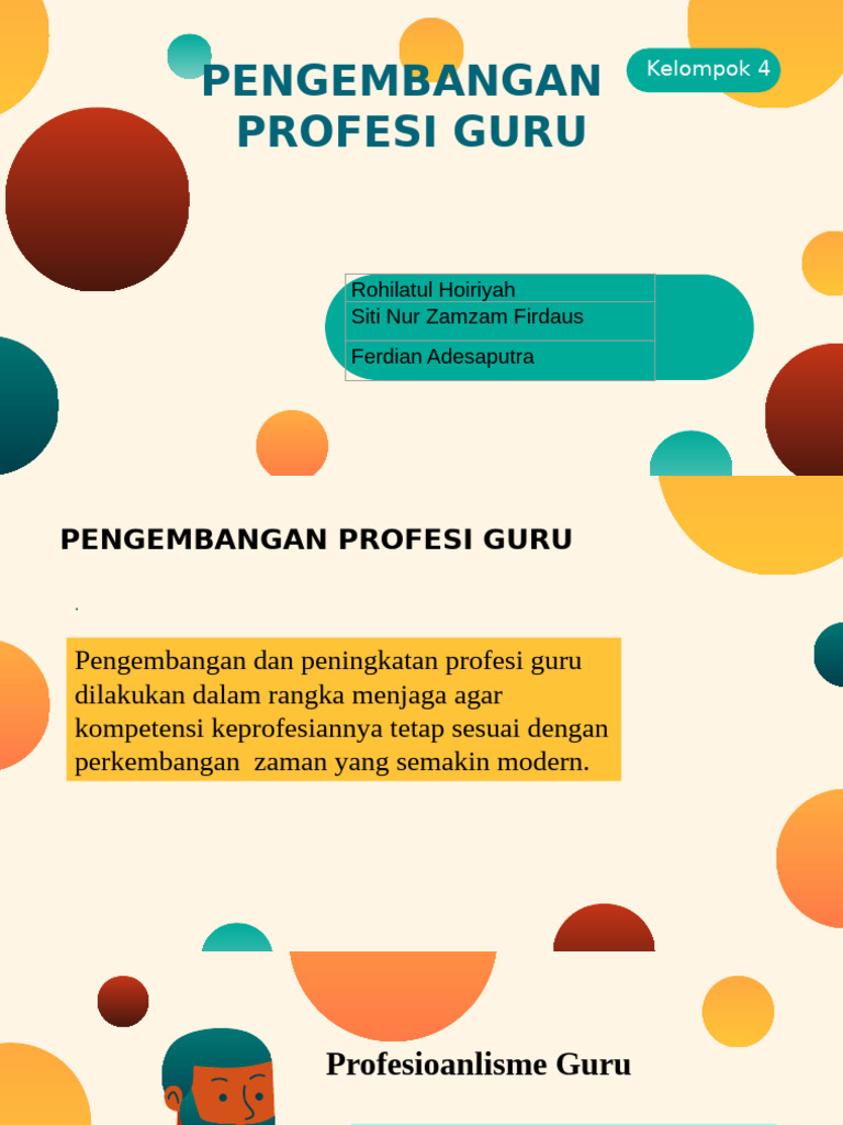 Pengembangan Profesi Guru | PDF