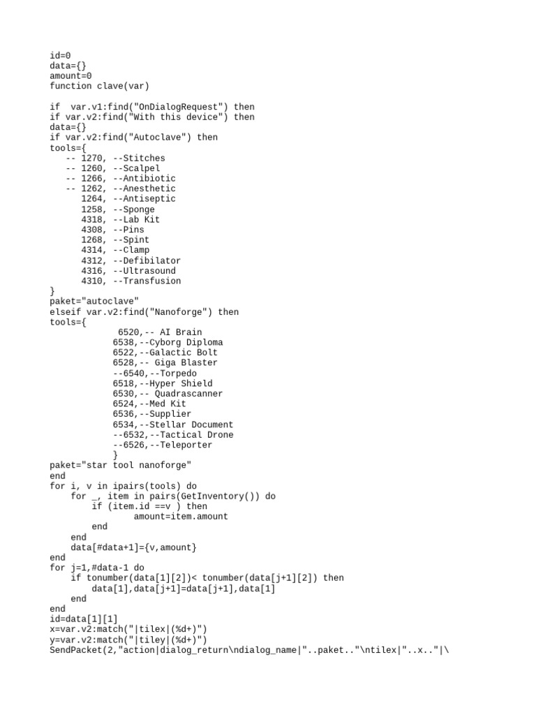 Roblox Autoclave Tool Functionality | PDF