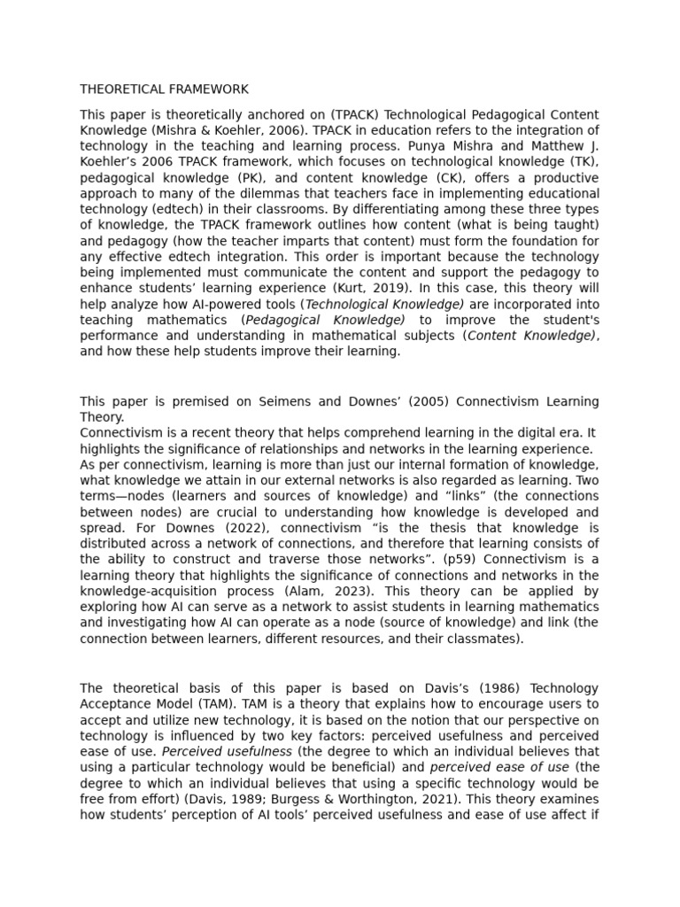 Theoretical Framework and Introduction | PDF | Artificial Intelligence ...