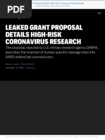 Overview of DARPA's Project DEFUSE | PDF | Vaccines | Virus