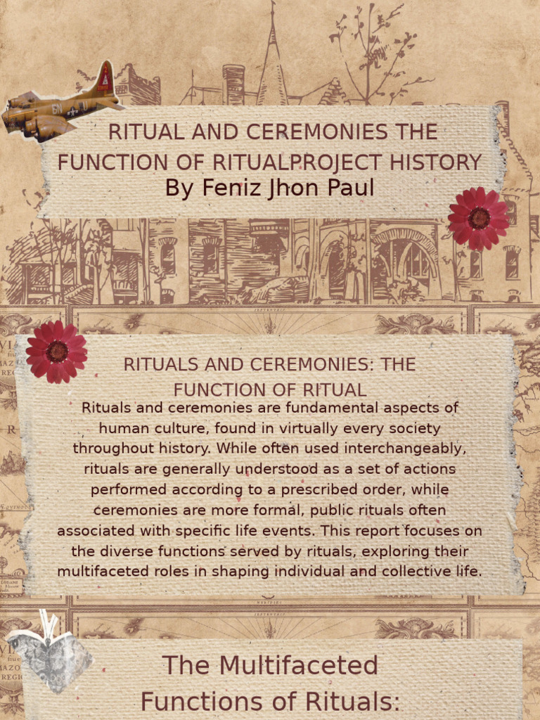 Ritual and Ceremonies The Function of Ritual | PDF | Rituals | Identity ...