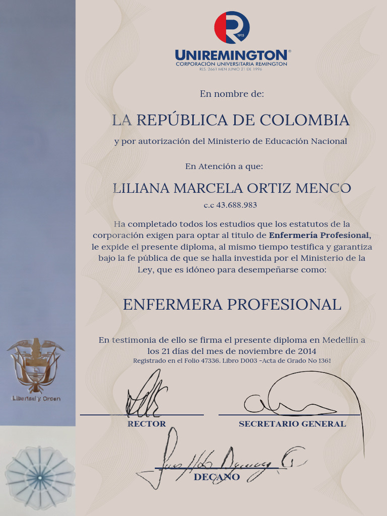 Certificado Diploma (PARA IMPRIMIR) | PDF