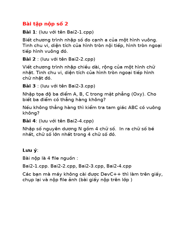 Bai2 | PDF