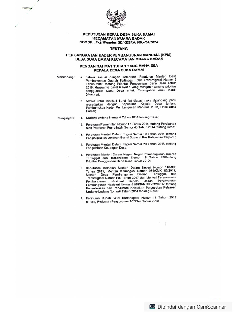 SK KPM Terbaru | PDF