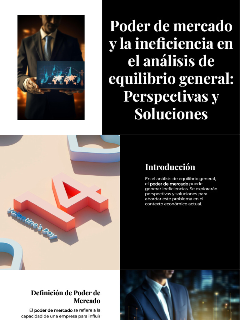 Wepik Poder de Mercado y La Ineficiencia en El Analisis de Equilibrio ...