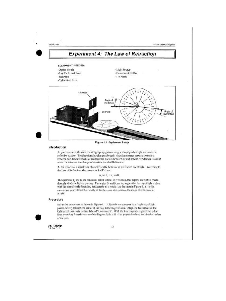 Refraction Pdf