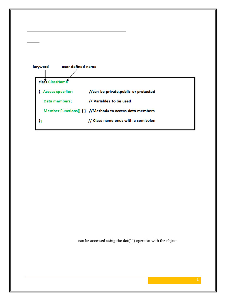 Unit 2 - Objects Classes & Constructor | PDF | Constructor (Object Oriented Programming ...