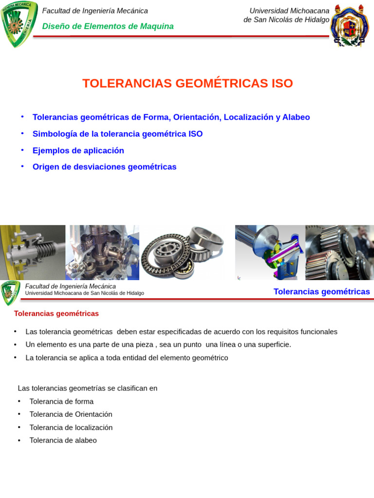 Tolerancias Geométricas ISO en Diseño Mecánico | PDF | Tolerancia de ...