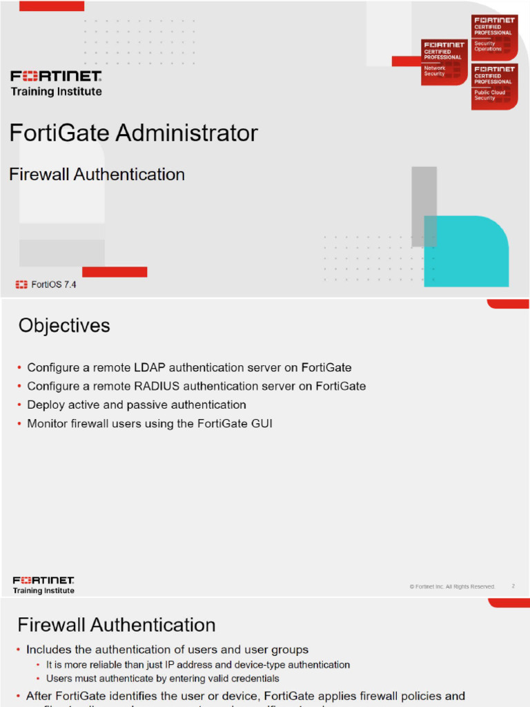 LESSON 04 Firewall Authentication | PDF