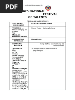 Filipino Readathon Criteria and Guidelines 2024 | PDF