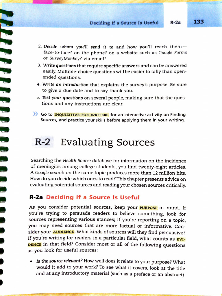 Little Seagull evaluating sources | PDF | Human Communication