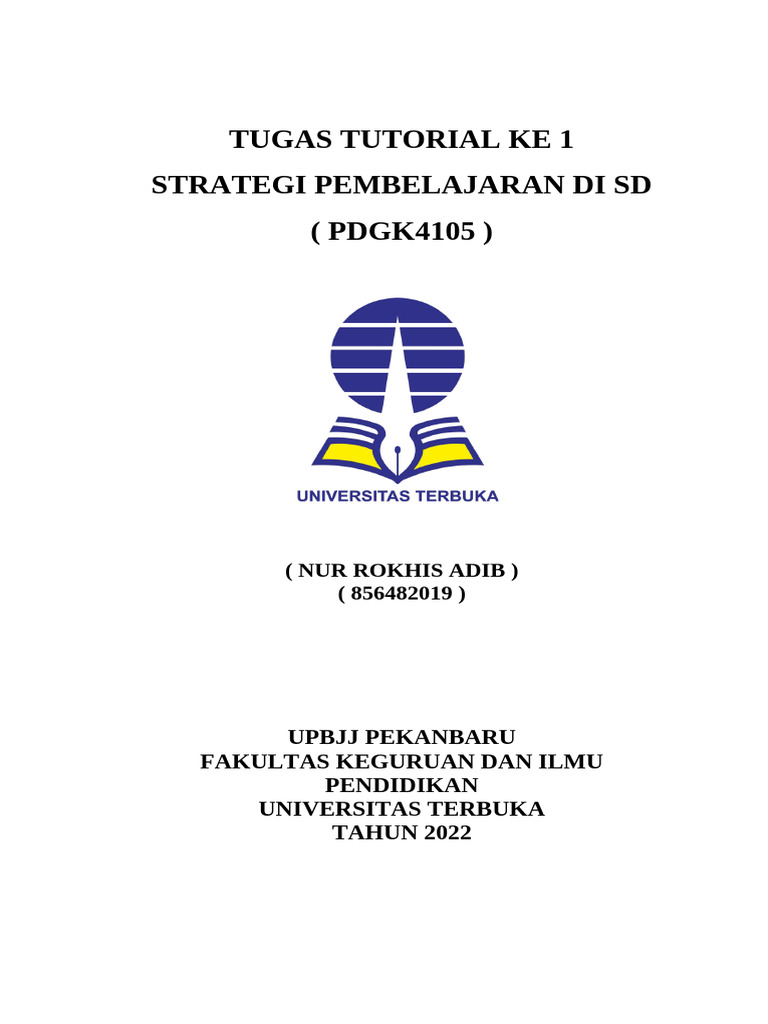 Cover Tugas | PDF