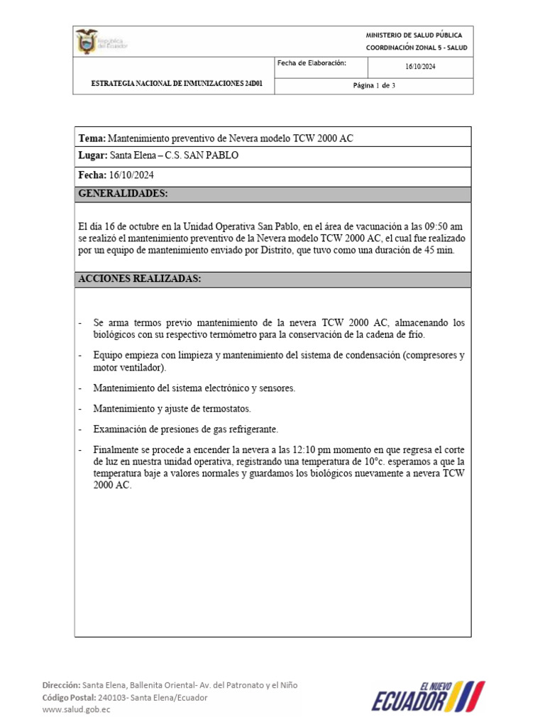 INFORME DE MANTENIMIENTO NEVERA TCW 2000 AC C.S. SAN PABLO-signed ...