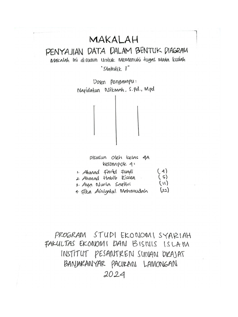 Makalah Statistik I 4a (Kel 4) | PDF