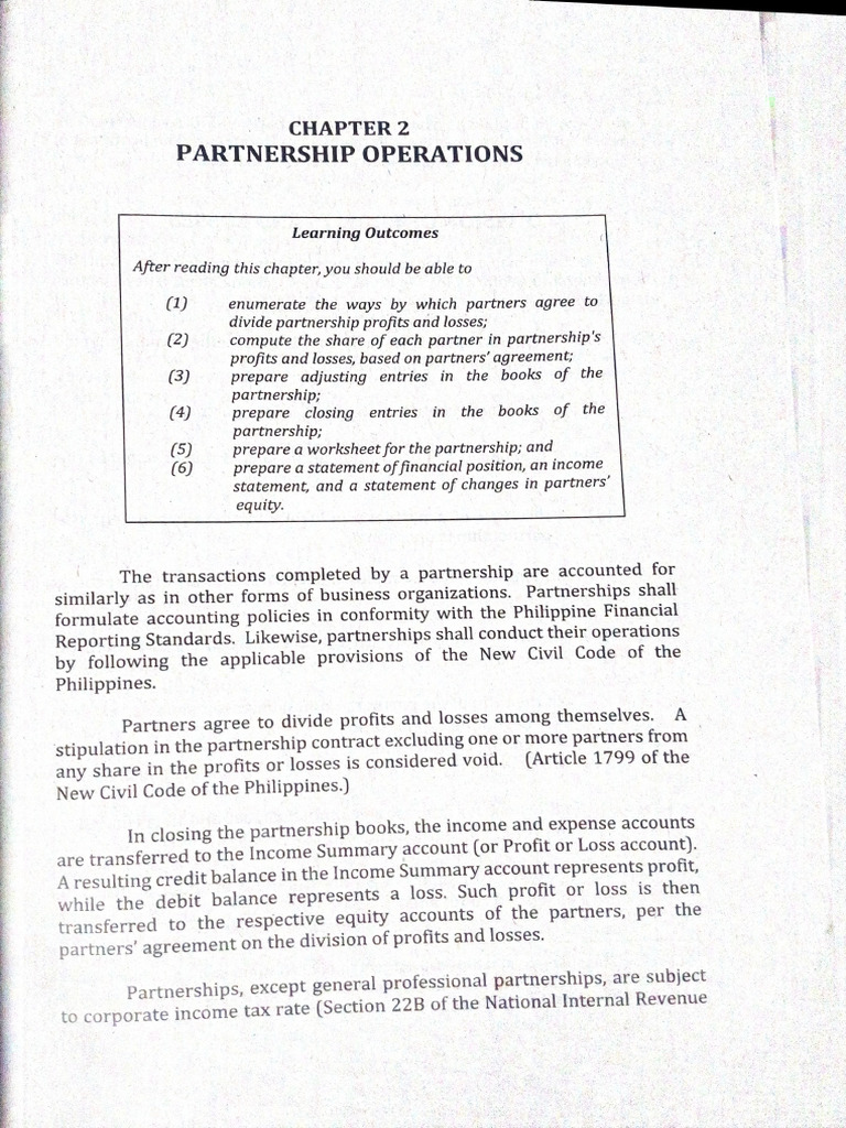 Operation Notes Partnership 2 | PDF