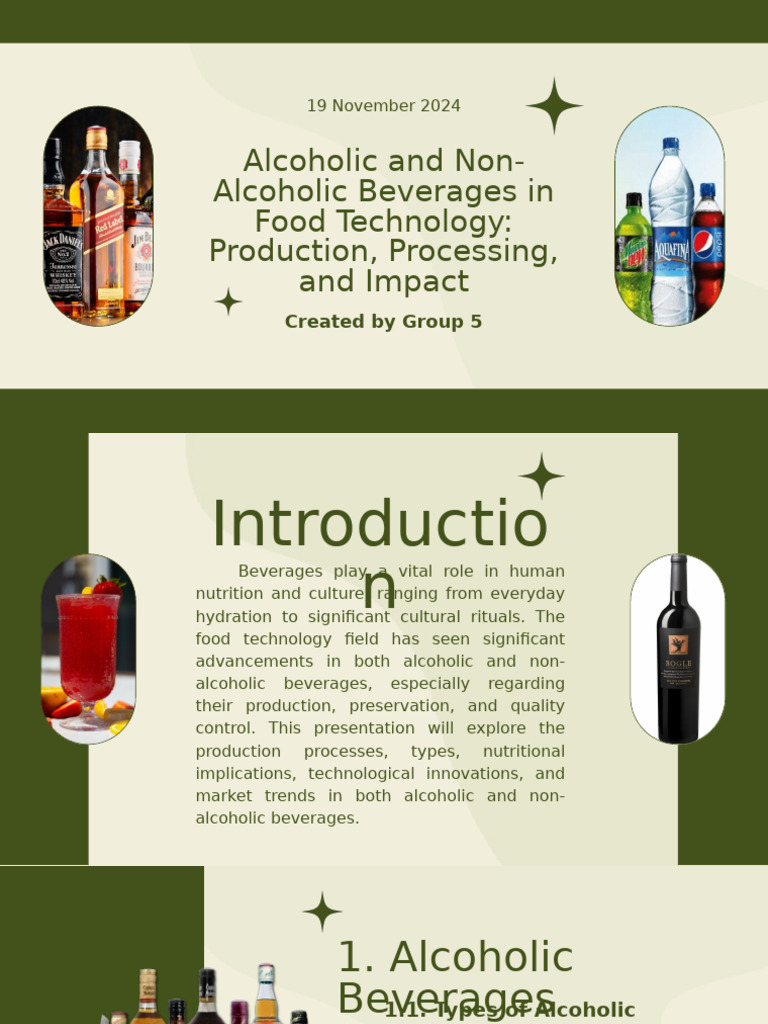 Alcoholic and Non Alcoholic | PDF | Alcoholic Beverages | Drink
