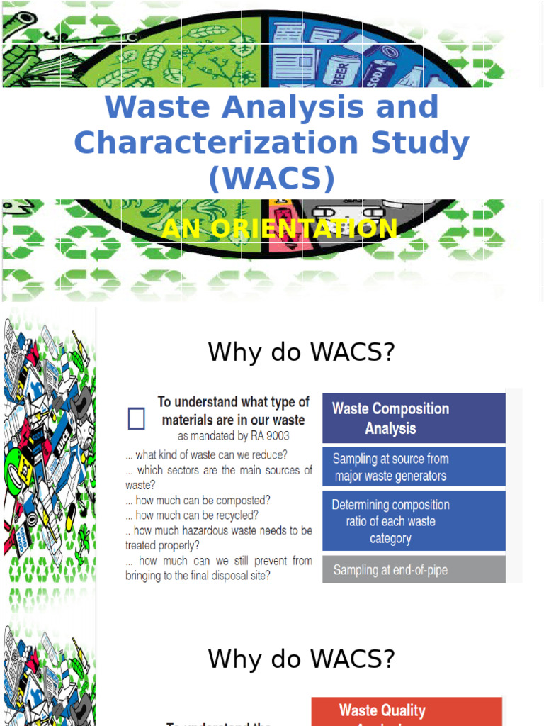 Waste Analysis and Characterization Study | PDF | Waste | Sampling ...