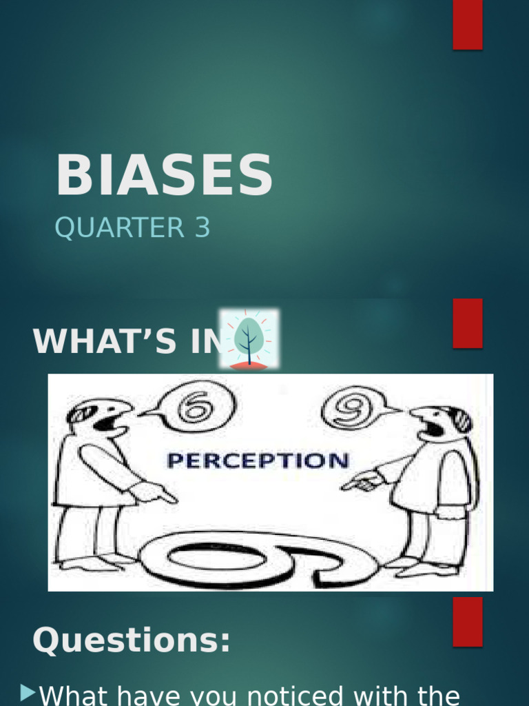 Biases | PDF | Bias | Psychology