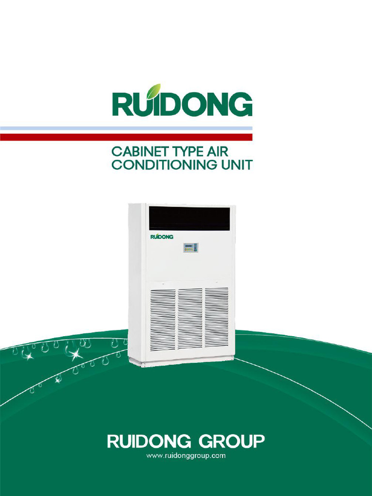Cabinet Type Air Conditioning Unit | PDF