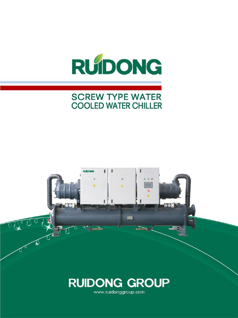 Screw Type Water Cooled Water Chiller | PDF