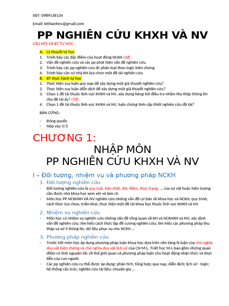 PP Nghiên C U KHXH Và NV | PDF
