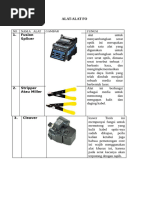 Alat - Alat Fiber Optic Dan Fungsinya | PDF