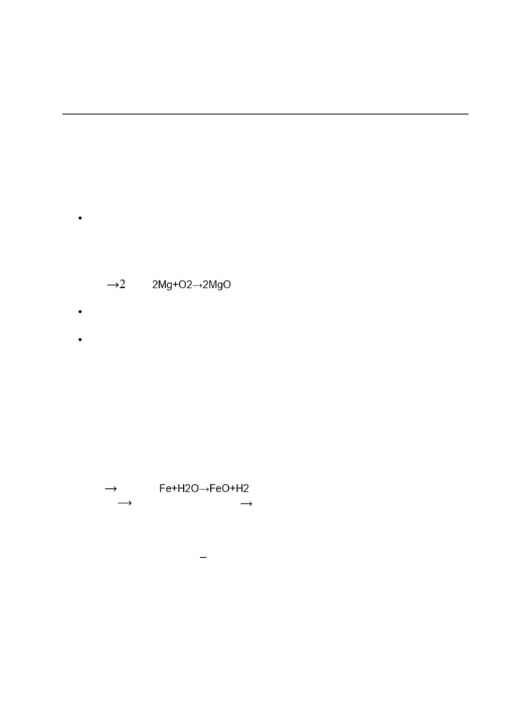 Chapter 1 Science Class 10 Notes | PDF | Redox | Chemical Reactions