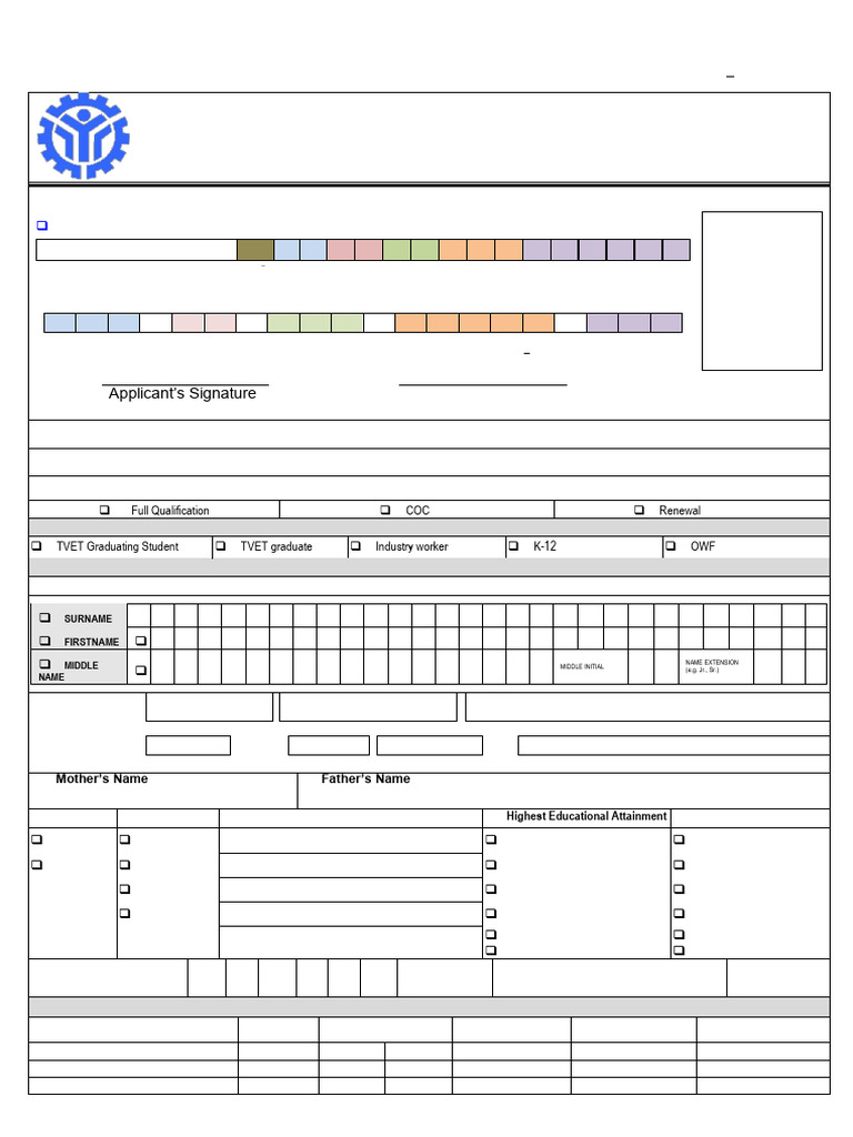 f26 Application Form Assessment 4 | PDF