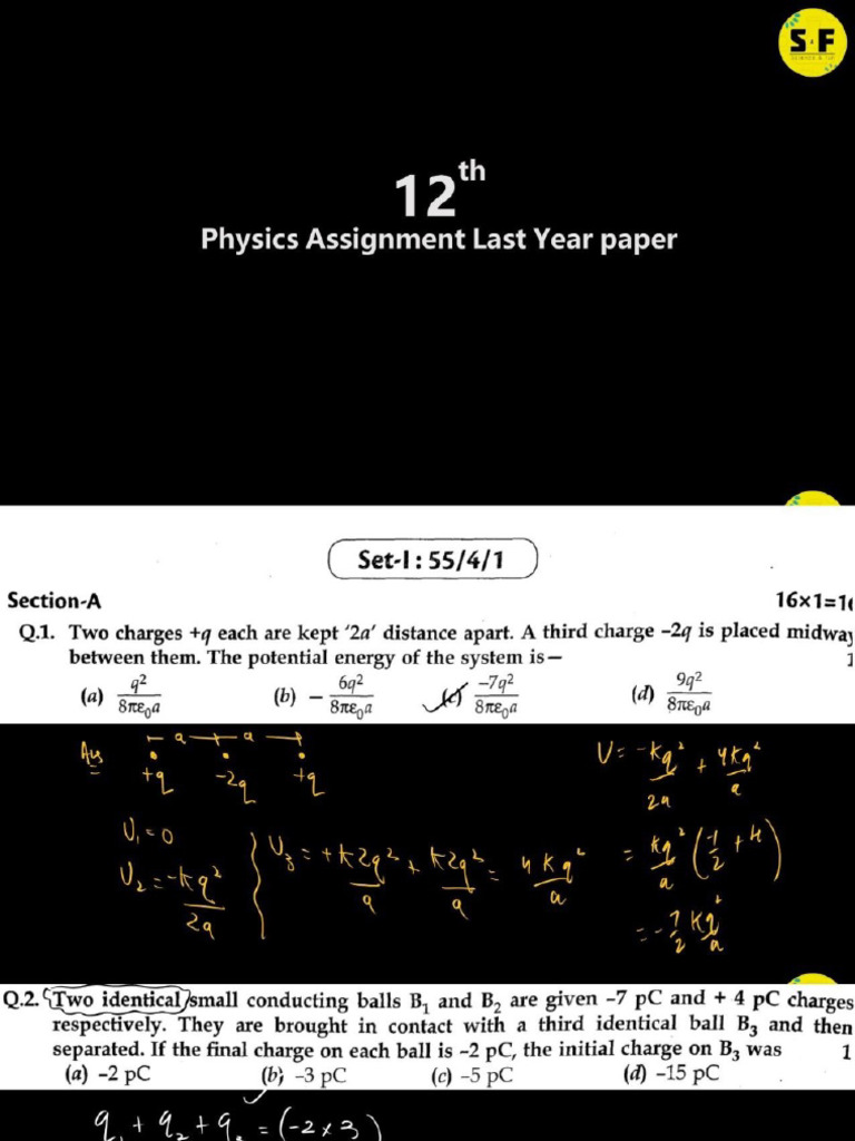 12th Sample Paper Assignmen | PDF