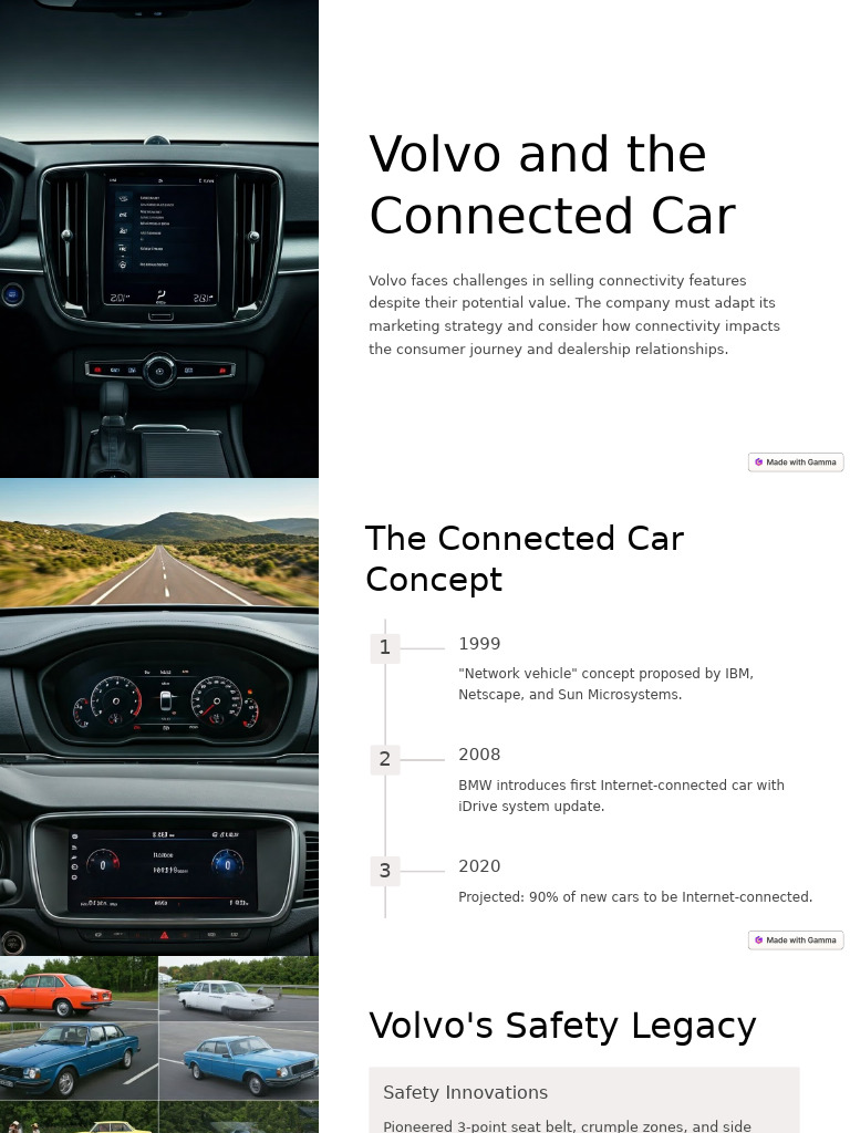 Volvo and The Connected Car | PDF