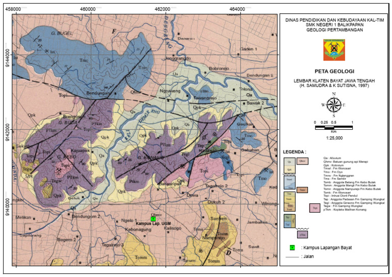Peta Geologi Bayat | PDF