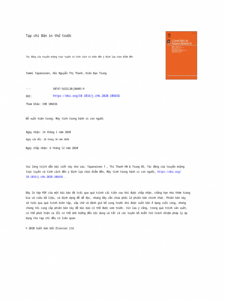 BigFive_KienDT ban TV | PDF