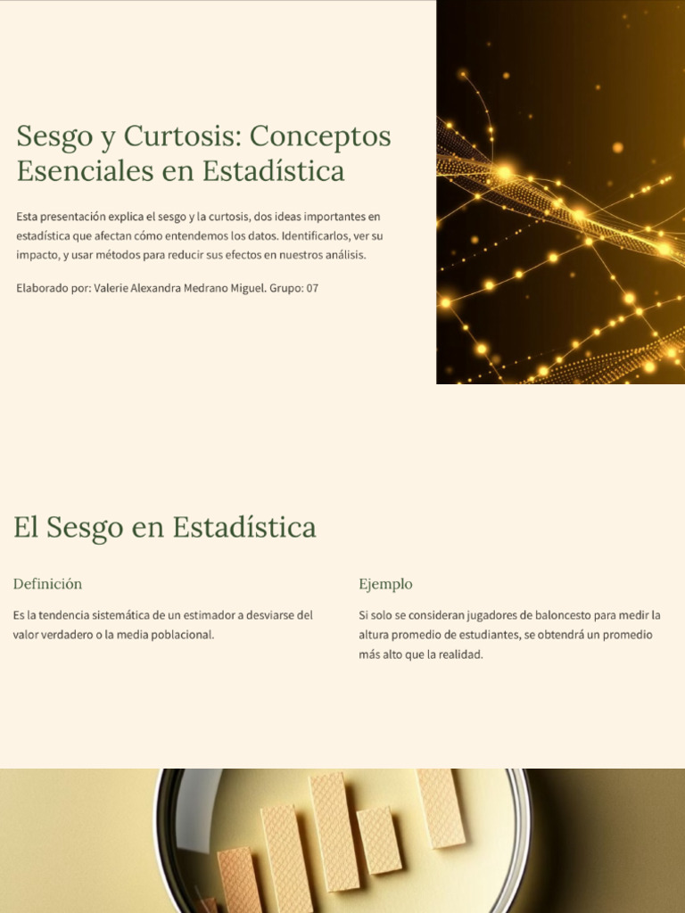 Presentación de sesgo y curtosis.pdf | PDF
