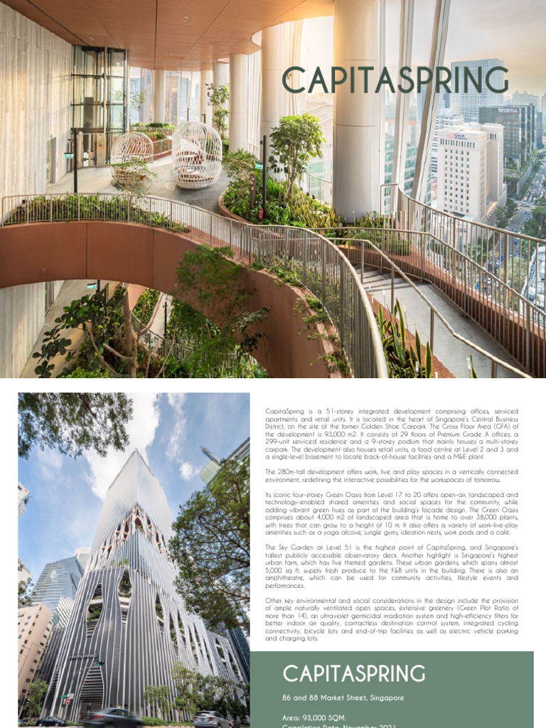 CAPITASPRING | PDF | Rainforest | Forests