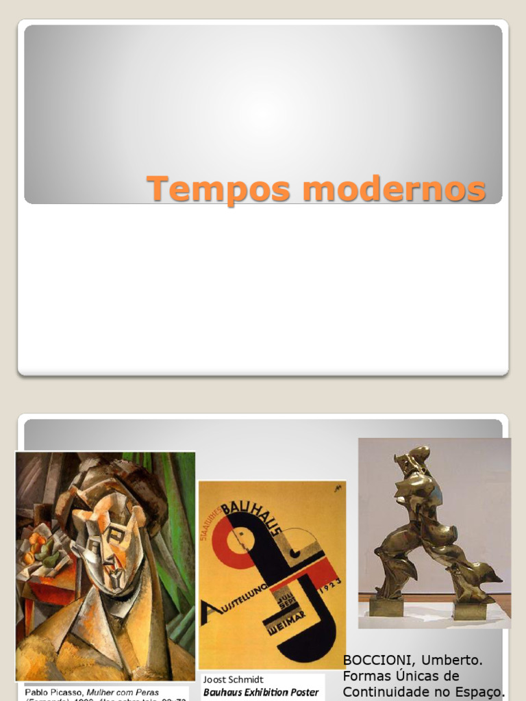 Arte Moderna e Vanguardas: Transformações | PDF | Modernismo | Sigmund ...