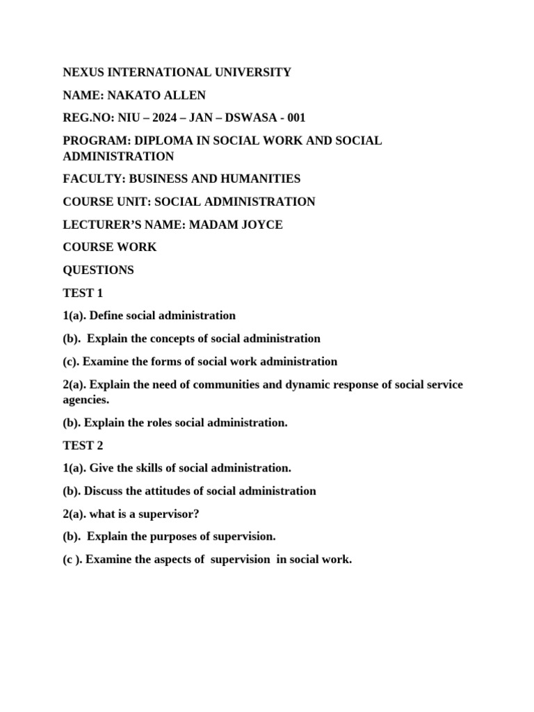 Allen | PDF | Social Work | Evaluation